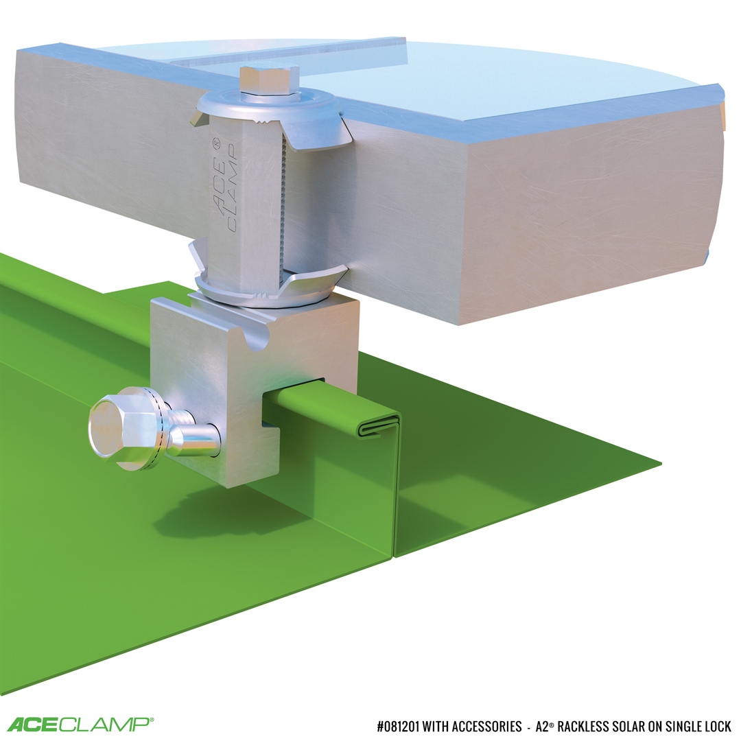 Railless Solar Racking Kit: Streamlined for Snap Lock Metal Roofs