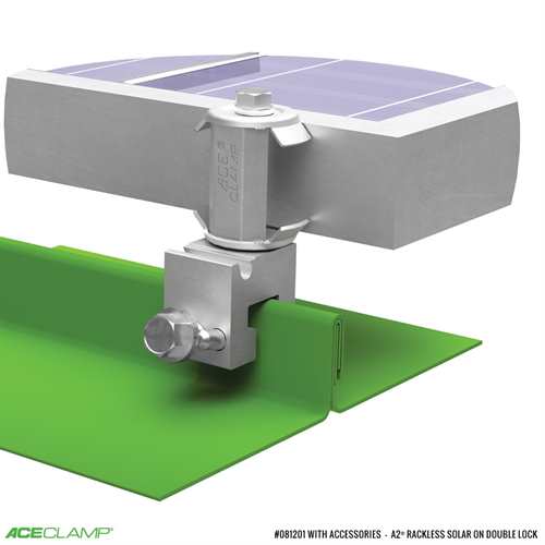 Railless Solar Racking Kit: Perfect for Double Lock Metal Roofs