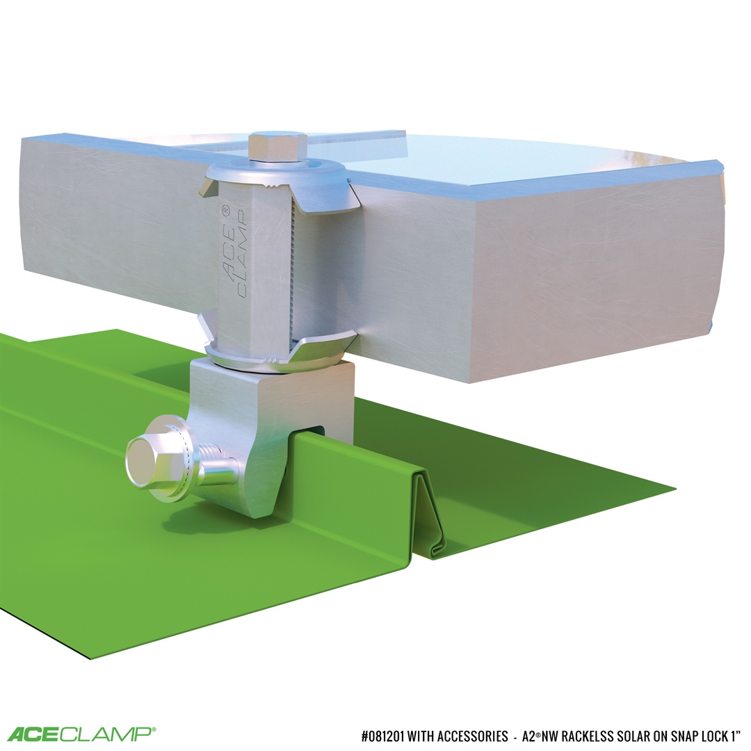 Snap Lock Short Metal Roof Solar Racking Kit