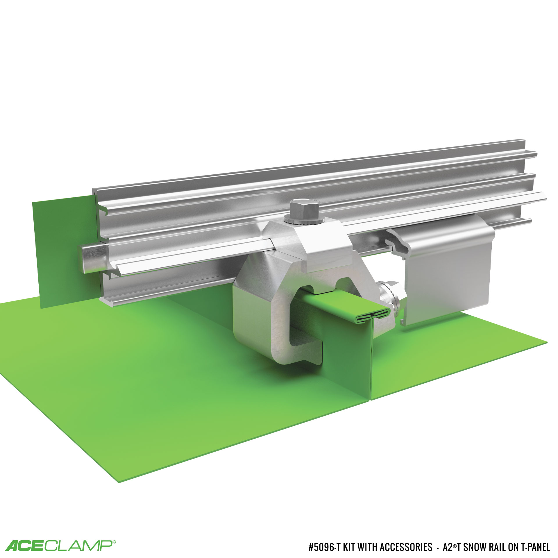 Color Snap® Snow Guards for T-Panel Roofs